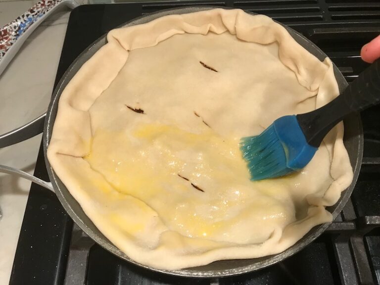 Flaky Empanada Pie with Ground Beef - Talking Meals