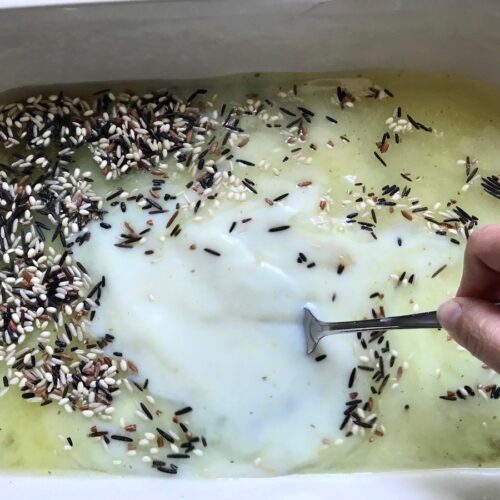 Chicken Wild Rice Casserole with Zucchini and Mushrooms - Talking Meals