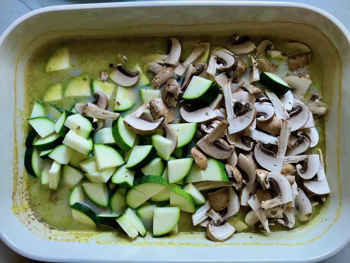 Chicken Wild Rice Casserole with Zucchini and Mushrooms - Talking Meals