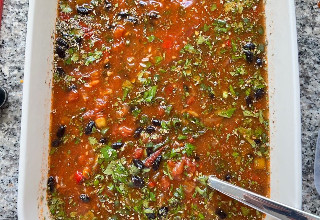 Easy Salsa Chicken Casserole Recipe - Talking Meals
