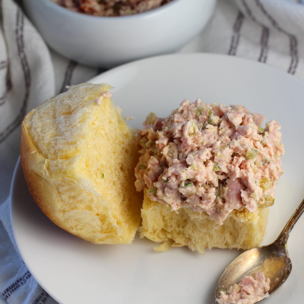 Best Old Fashioned Ham Salad Recipe - Snack or Lunch! - Talking Meals