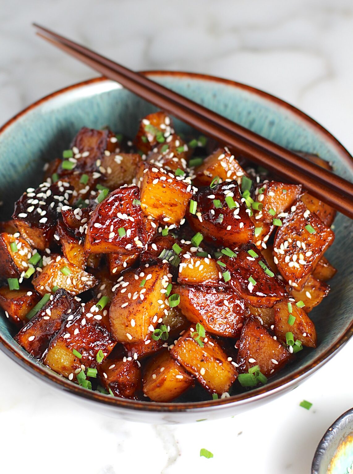 Honey Chilli Potatoes Recipe - Talking Meals